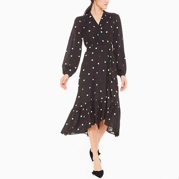 kate spade | Dresses | Kate Spade Bakery Dot Wrap Dress | Poshmark